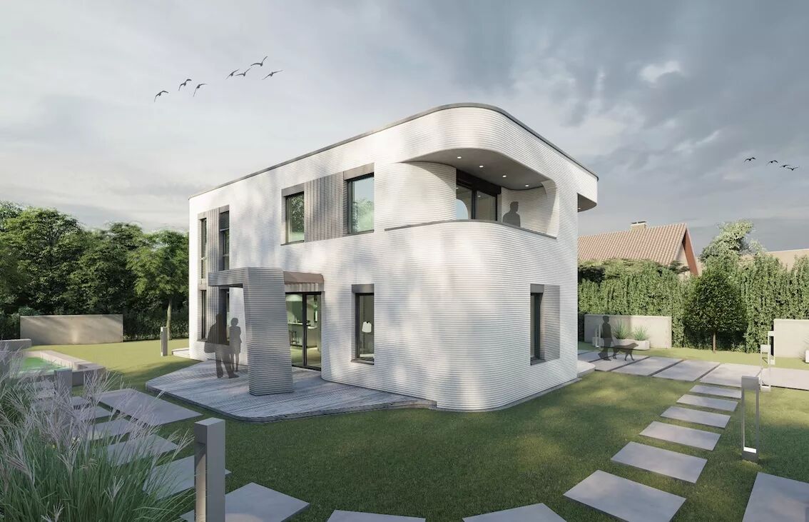 Unbelievable Germany's First 3D-printed Luxury Building - Geeetech